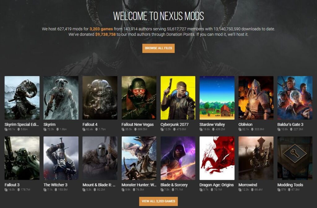 Nexus Mods、ベセスダの有料MOD導入に対するスタンスを正式発表「MODは“情熱の追求”であるべき」 – まぐもぐ